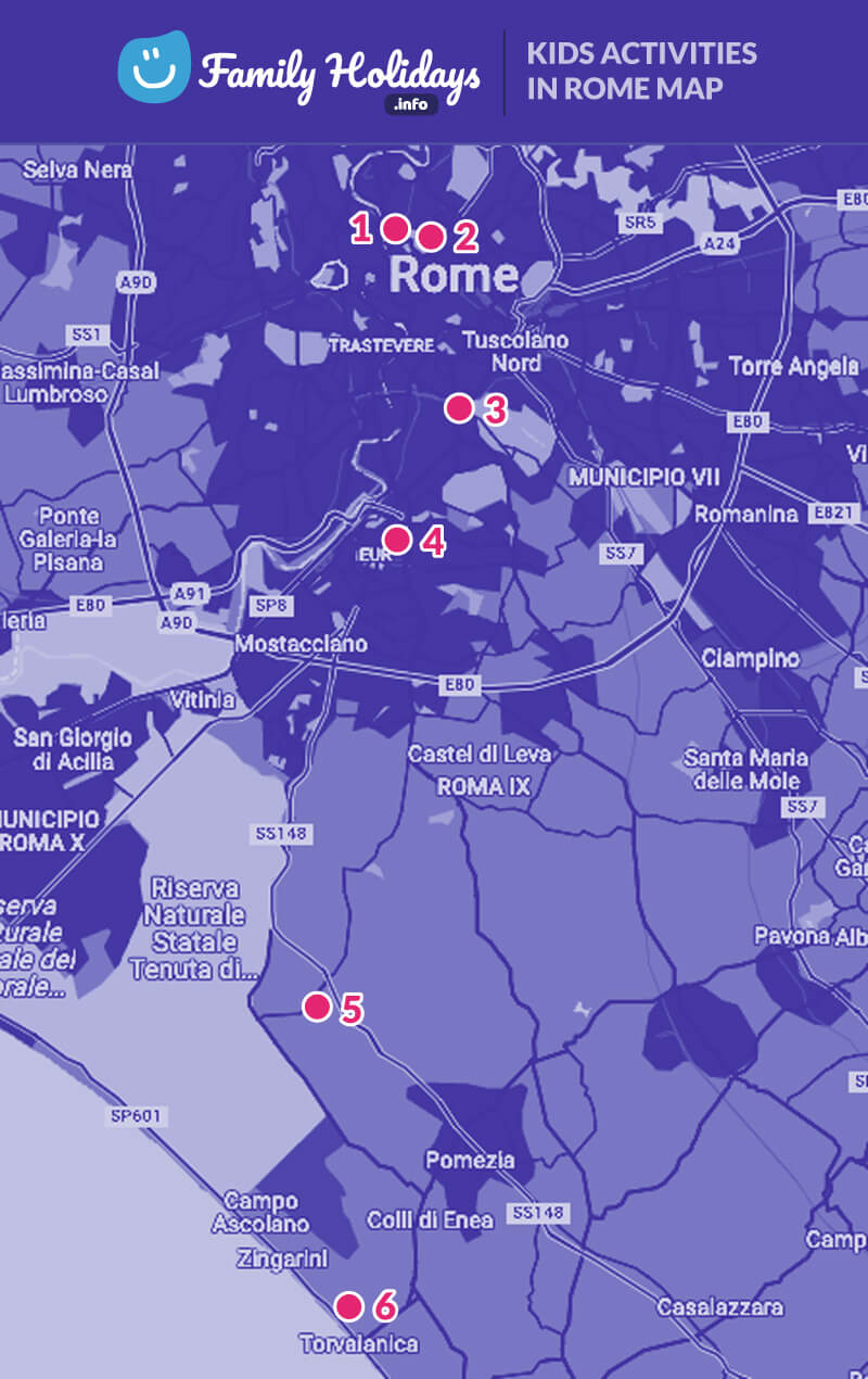 6 Kids Things to Do in Rome for Some Family Fun + Map